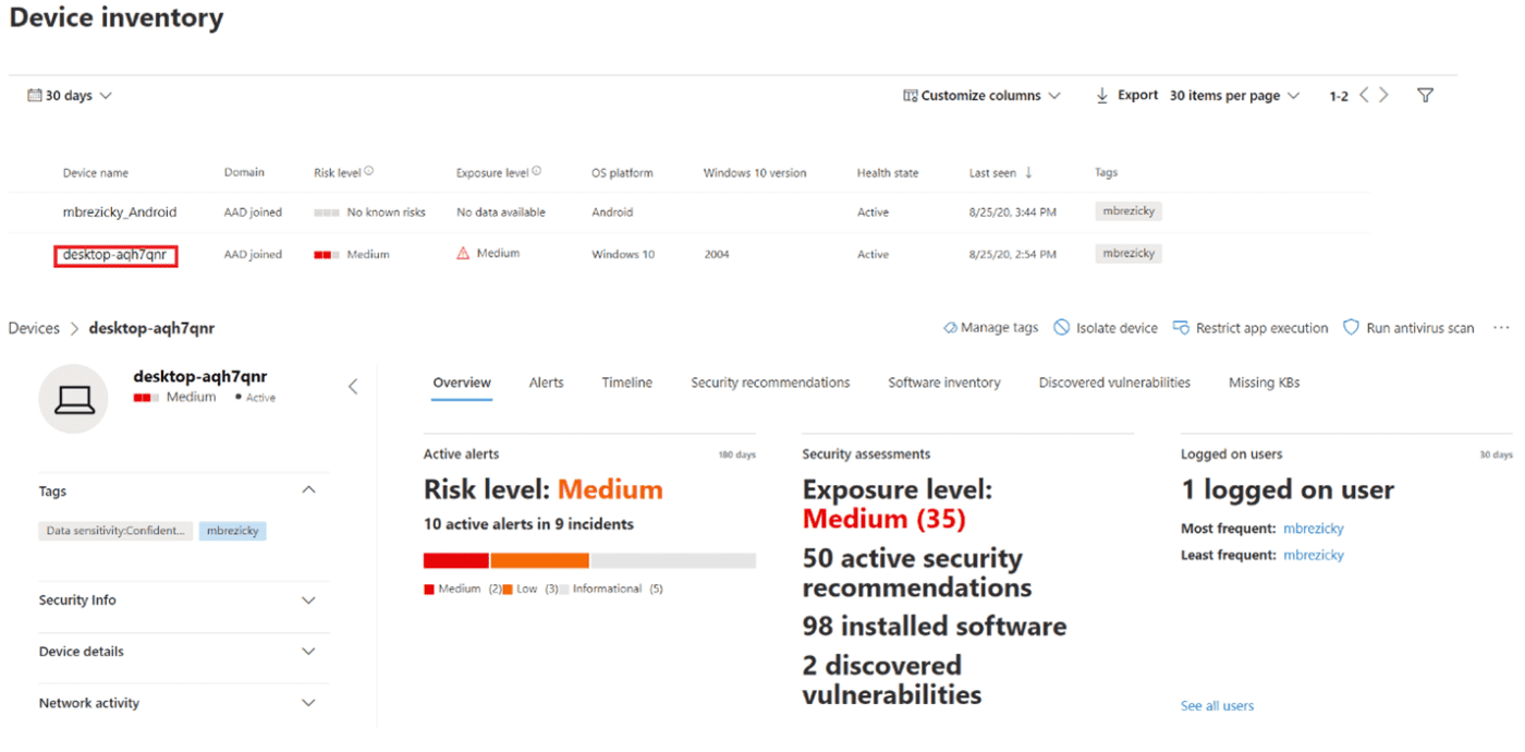 Microsoft Defender for Endpoint Detection and Response Management ...