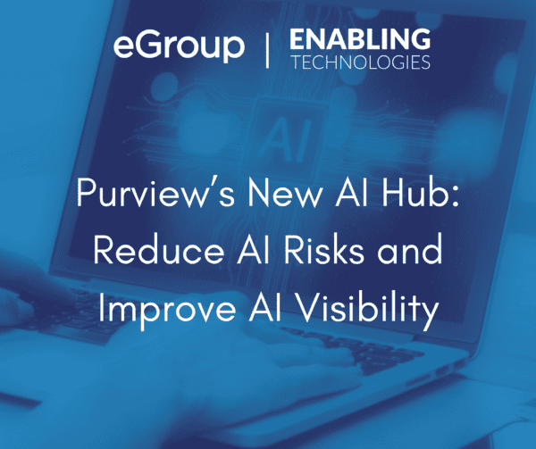 Purview’s New AI Hub: Reduce AI Risks, Improve AI Visibility - eGroup US