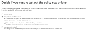 Purview Auto-Labeling Simulation Guide
