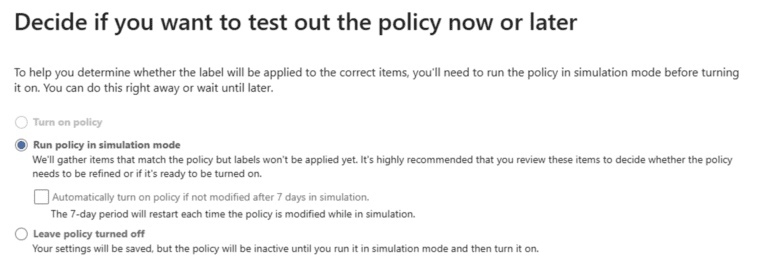Purview Auto-Labeling Simulation Guide